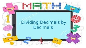 Dividing Decimals By Decimals By Teacher Judy Getahun TPT