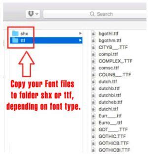 Full Autocad Font Full Set Of Fonts And The Detailed Way To Install