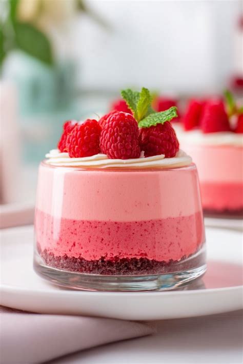 Heavenly Raspberry Mousse A Delightful Dessert That Melts In Your Mouth