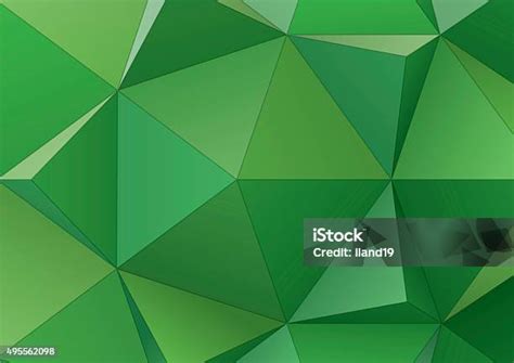 초록색입니다 광택지 배경기술 메트로폴리스 트라이엥글 작성 및 어둡습니다 밝은 부품 오각형 도형에 대한 스톡 벡터 아트 및 기타 이미지 오각형 도형 패턴 12면체