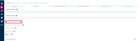 Ignore Transformation When Source File Does Not Exist Etlworks Support