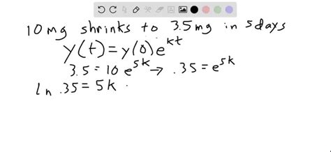 Solved A Scientist Wants To Determine The Half Life Of A Certain