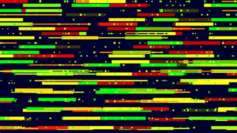Abstract Colorful Stripes Move Horizontally Motion Colorful Stripes