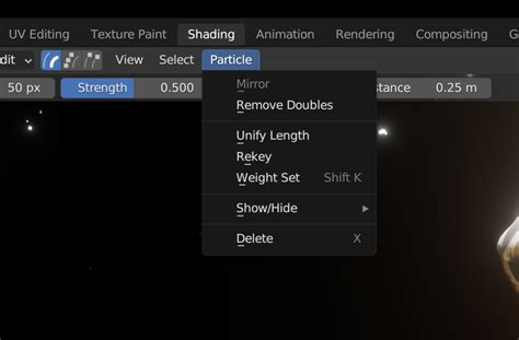 Where Is The Subdivide Option In Particles Edit Gone Basics