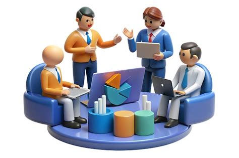 3d Candid Ai Enhanced Decision Making Concept Management Team Using Ai