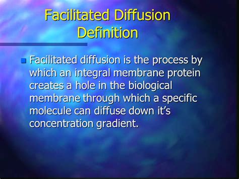 Picture Of Facilitated Diffusion
