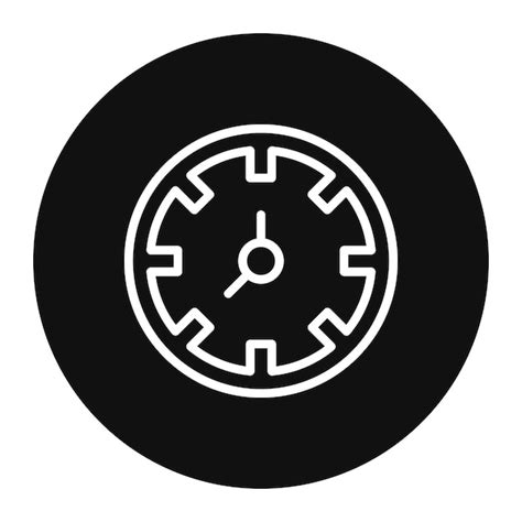 Premium Vector Clock Vector Illustration