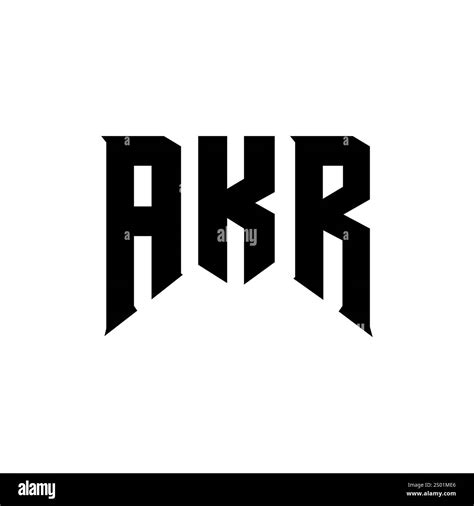 Akr Letter Logo Design For Technology Company Akr Logo Design Black And White Color Combination