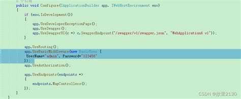 Net Core登录api时使用basic认证。net Core Api怎么加basic基础认证 Csdn博客