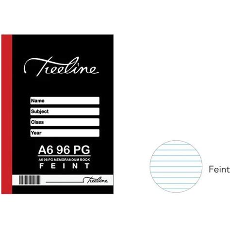 A Pages Hard Cover Feint And Margin Memo Book The Stationery People