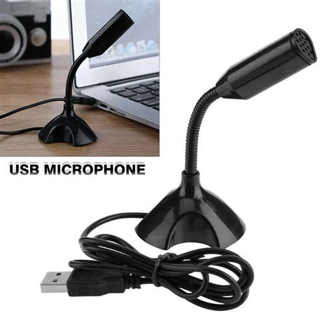 Desktop Usb Microphone Computer Laptop Mini Microp Vicedeal