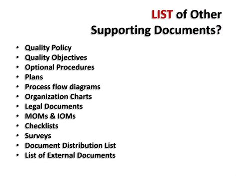 Iso Documentation Tips Pptx Business Business And Finance