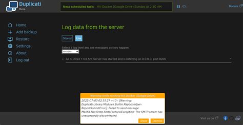 email notification not working · issue 1 · imagegenius docker