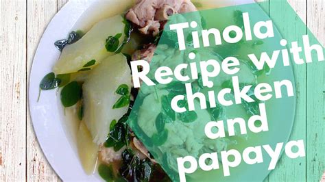 Tinolang Manok Recipe
