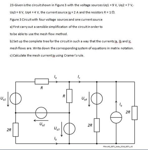 solved 22 given is the circuit shown in figure 2 with the