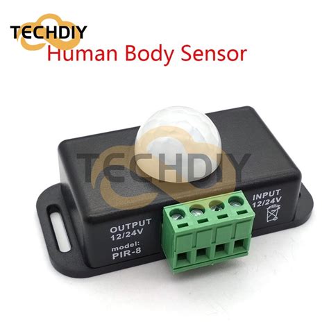 DC V V A Automatic Adjust PIR Motion Sensor Switch IR Infrared Detector Light Switch Module