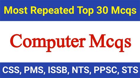 Top 30 Computer Fundamental Mcq Computer Questions With Answers