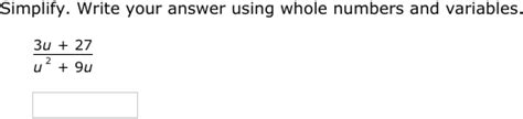 IXL Simplify Rational Expressions Year Maths Practice