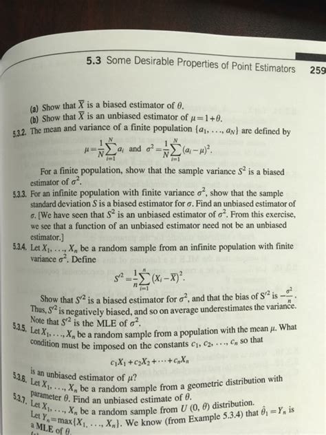 Solved The Mean And Variance Of A Finite Population {a 1