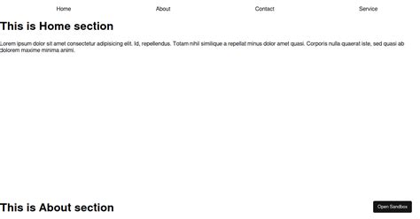 Scroll To An Element On Click In React Js Codesandbox