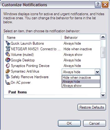 Help2Go Free Computer Help And Advice Remove Icons From Your System Tray