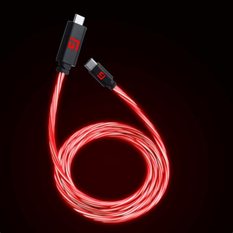 Led Usb C Cables High Speed Charging Sync Floating Grip
