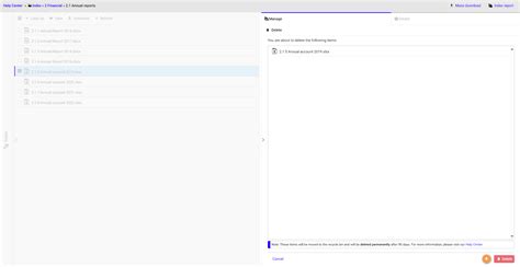 Delete Documents And Folders Virtual Vaults Help Center