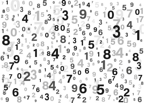 Numbers Background
