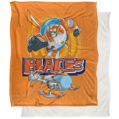 Transformers Blades Silky Touch Sherpa Back Super Soft Throw Blanket