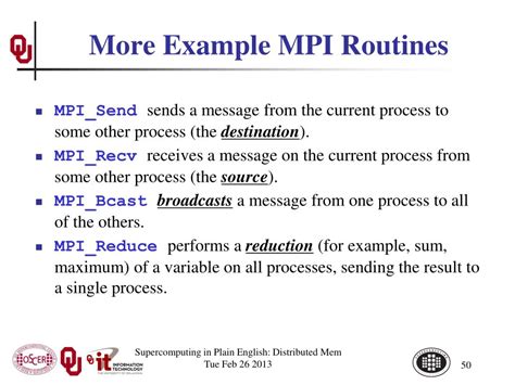 Ppt Supercomputing In Plain English Distributed Multiprocessing