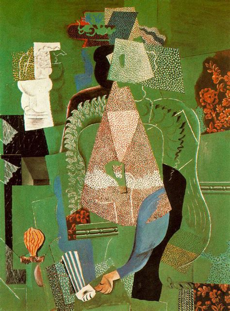 Woman With Guitar 1913 By Pablo Picasso Artchive