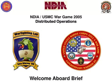 Ppt Ndia Usmc War Game 2005 Distributed Operations Powerpoint Presentation Id 3775073
