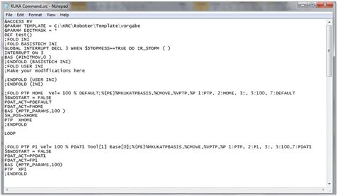 example of source file src generated by the vr based system
