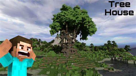 Minecraft How To Build A Tree House Tutorial Youtube