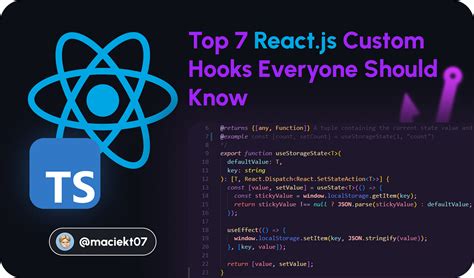 Top 7 Essential Reactjs Custom Hooks You Should Know With Typescript