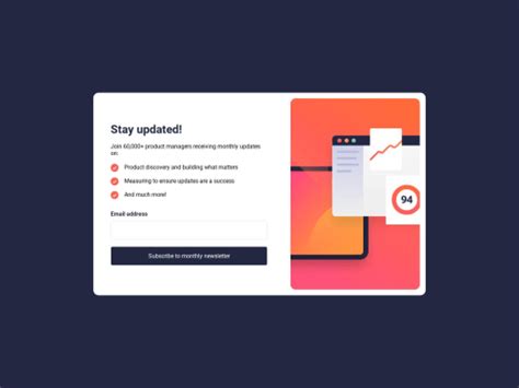 Frontend Mentor Newsletter Signup Form Built In React Ts Saas Coding Challenge Solution
