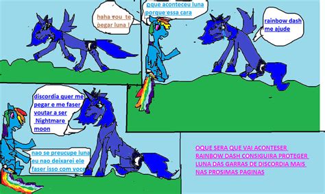 Rainbow Dash E Luna Parti 1 By Cynder45667 On Deviantart