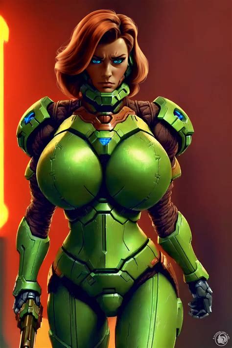 Female Doom Slayer By Dreamscapegals On Deviantart