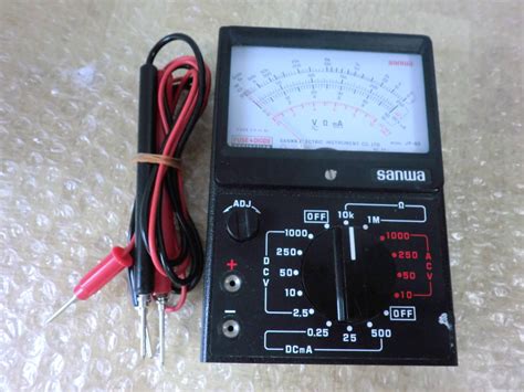 Sanwa Hioki アナログテスター 電気計測器 Jp 8d Kt 1 2点セット 電気計測器 ｜売買されたオークション情報、yahooの商品情報をアーカイブ公開 オークファン