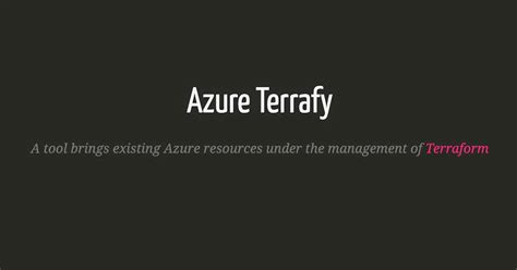 Importing Your Existing Azure Resources Under The Management Of