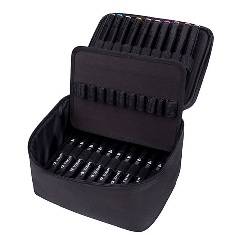 60 Slot Carrying Marker Case Houder Canvas Ritsslu Grandado