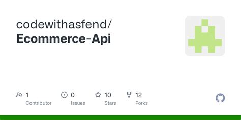 Github Codewithasfendecommerce Api