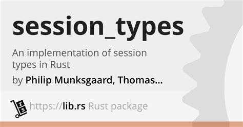 会话类型 — Rust 并发库 Lib Rs