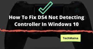 How To Fix DS Not Detecting Controller In Windows TechMaina