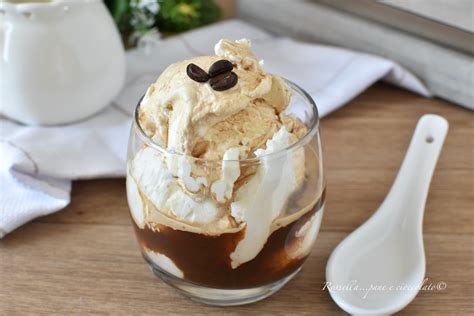 Gelato Affogato Al Caffe Ricetta Senza Gelatiera Dolce Dessert Facile