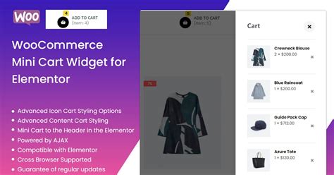 Woocommerce Mini Cart Widget For Elementor Wp Plugins Ft Cart And Floating Envato Elements