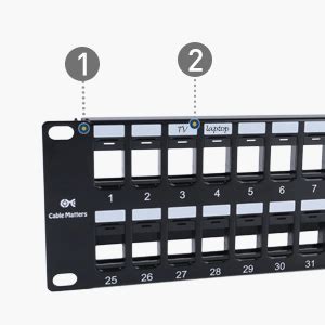 Rack Or Wall Mount 48 Port Blank Patch Panel