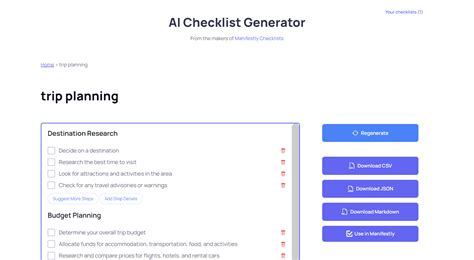 Ai Checklist Generator Automatische To Do Listen Per Ki Oskartools