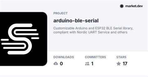 Arduino Ble Serial Ecosystem Directory Marketdev