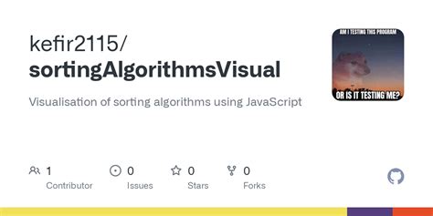 Github Kefir Sortingalgorithmsvisual Visualisation Of Sorting Algorithms Using Javascript